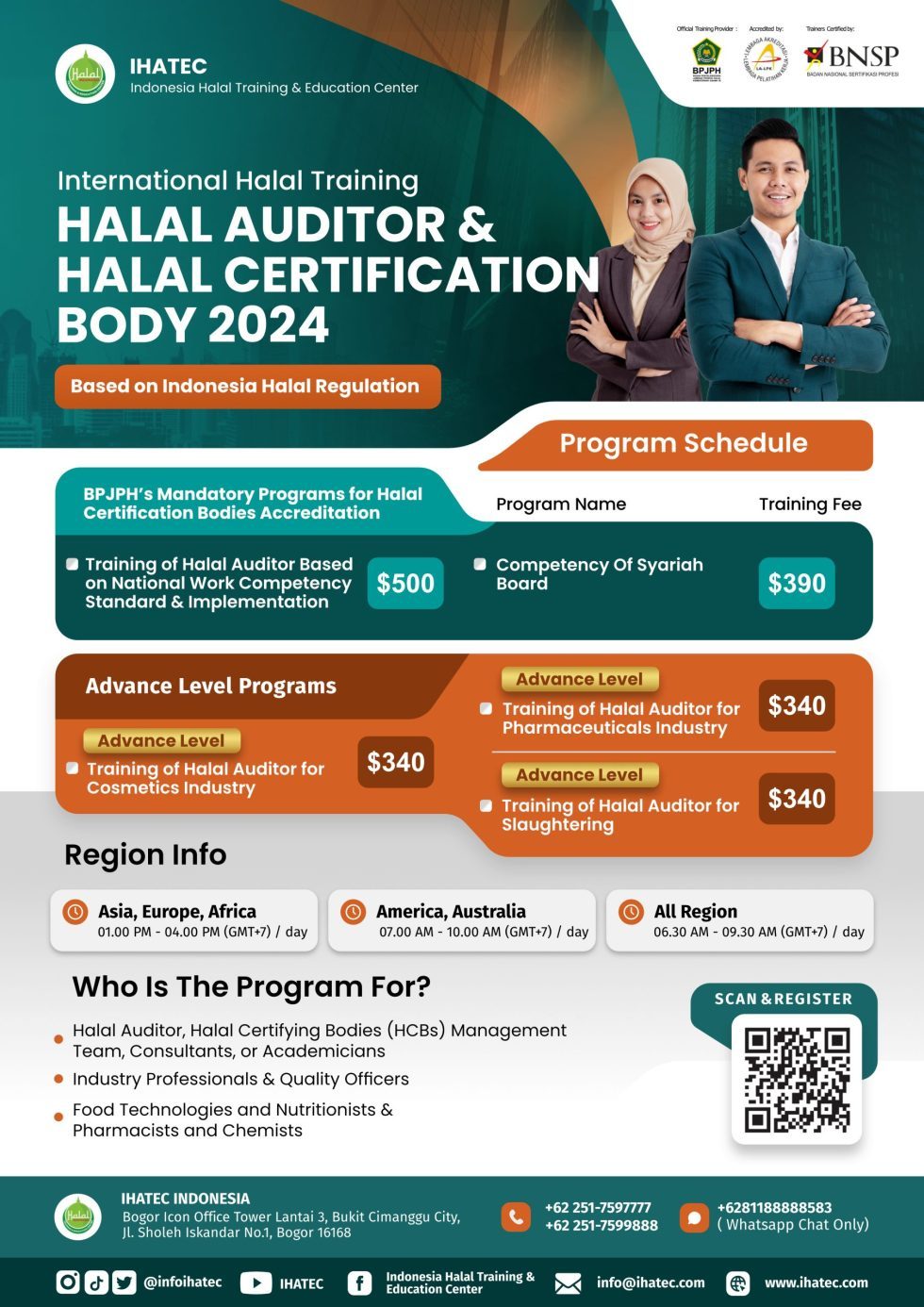 Pelatihan Kompetensi Auditor Halal berbasis SKKNI
